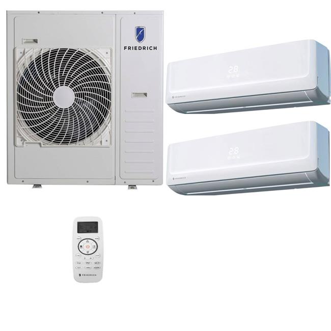 Friedrich Air Conditioning 292927 Dual Zone Ductless Heat Pump Split ...