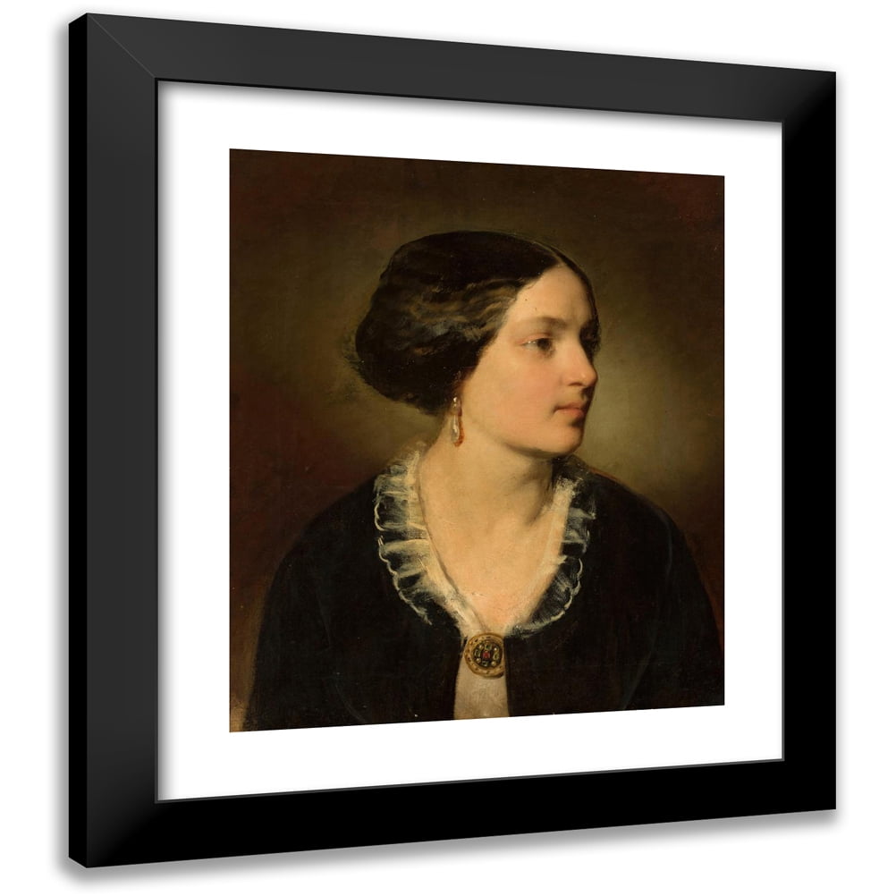 Friedrich Amerling 12x14 Black Modern Framed Museum Art Print Titled ...