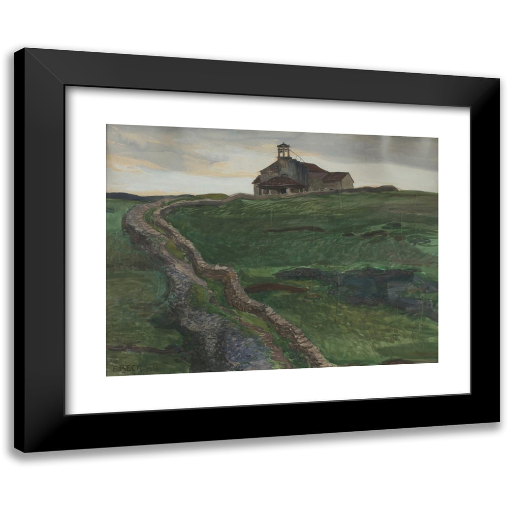 Friedrich Beck 14x12 Black Modern Framed Museum Art Print Titled ...