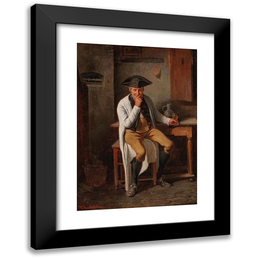 Friedrich Friedländer 14x18 Black Modern Framed Museum Art Print Titled ...