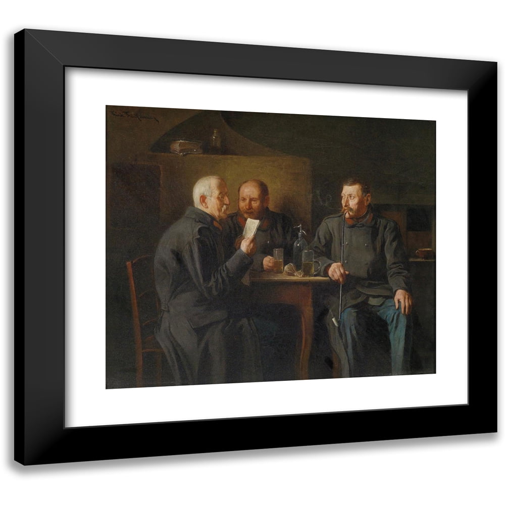 Friedrich Friedländer 17x15 Black Modern Framed Museum Art Print Titled ...