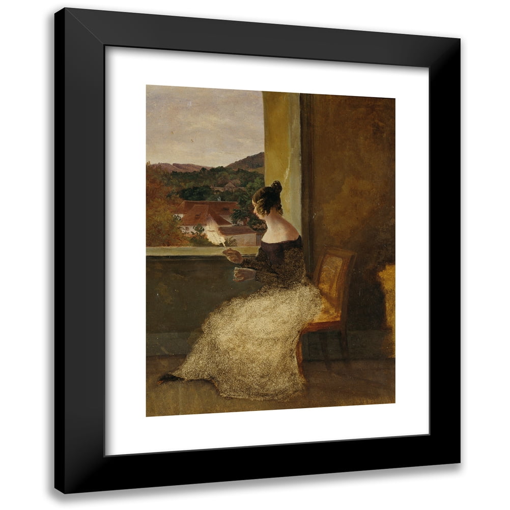 Friedrich Loos 11x14 Black Modern Framed Museum Art Print Titled - Lady ...