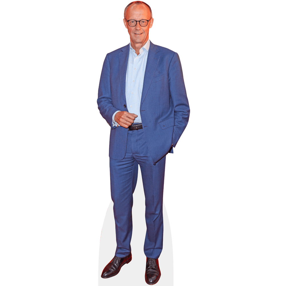 Friedrich Merz (Blue) Mini Size Cutout. Standee. - Walmart.com