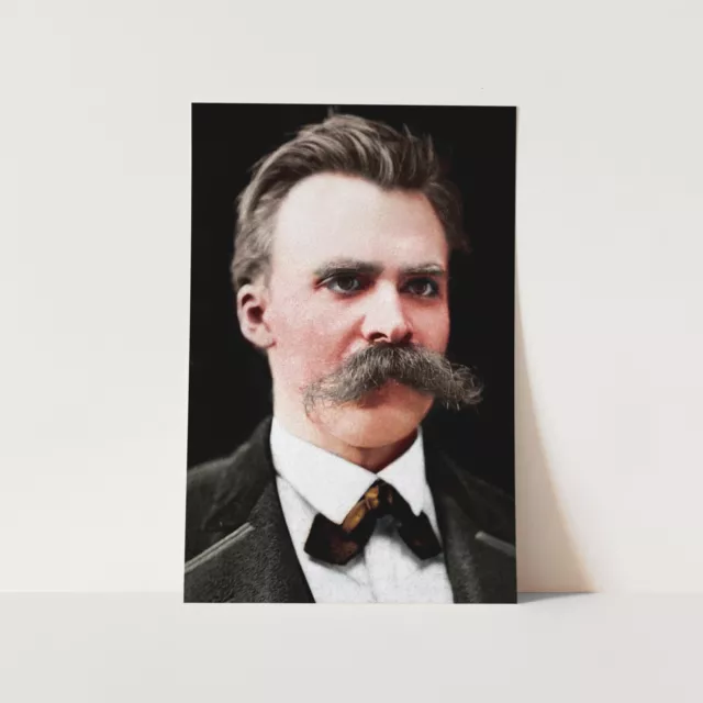 Friedrich Nietzsche Color German Philosopher History Wall Art Poster ...