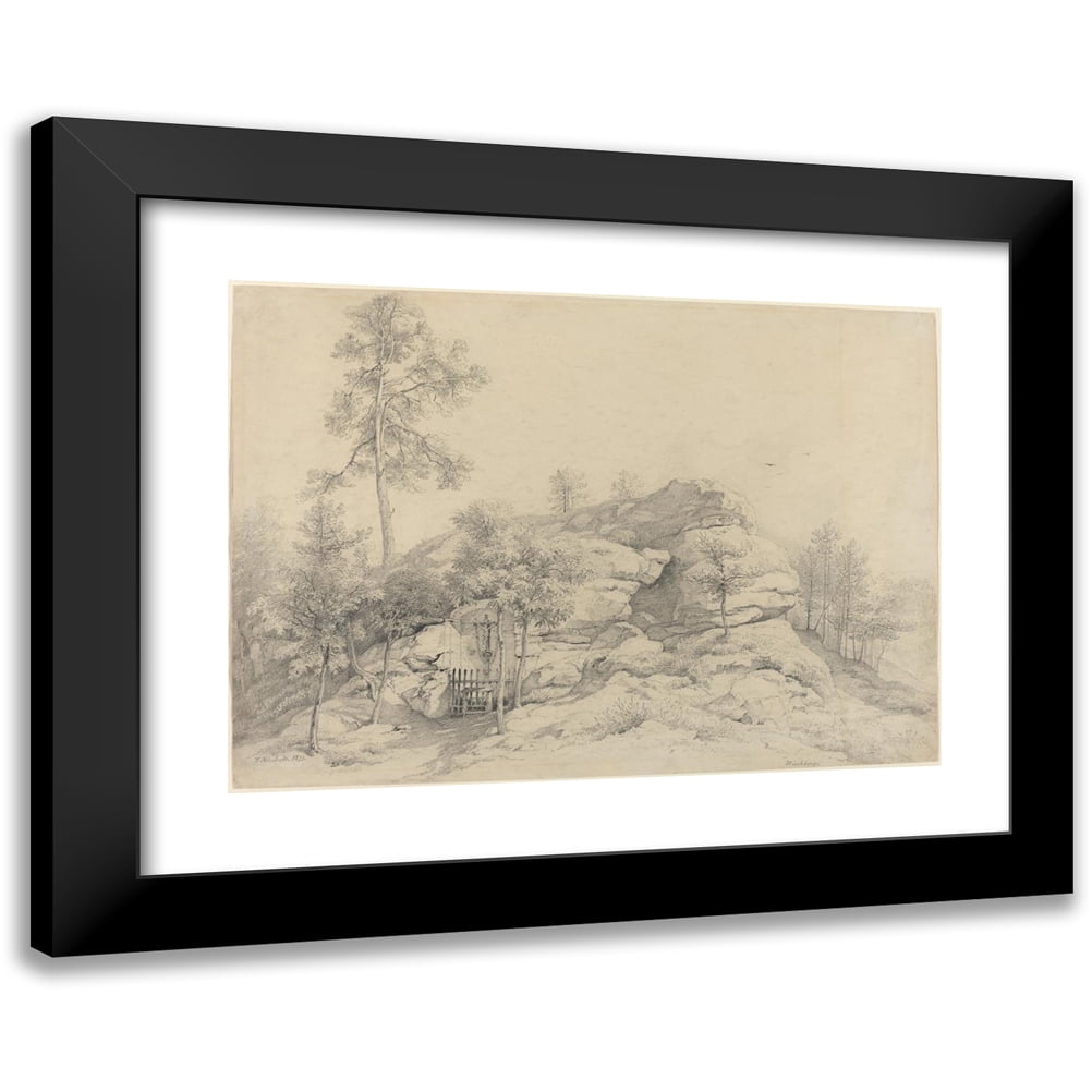 Friedrich Philipp Reinhold 14x11 Black Modern Framed Museum Art Print ...