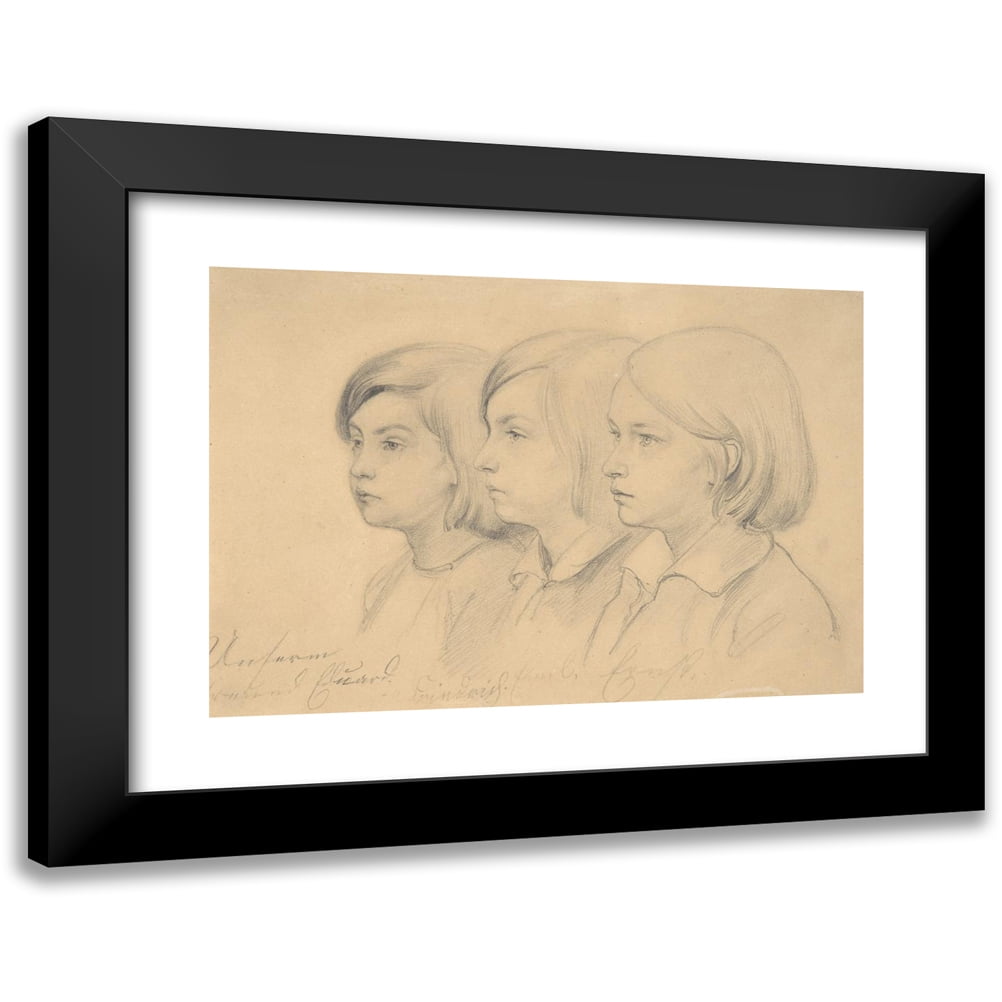 Friedrich Preller the Elder 14x11 Black Modern Framed Museum Art Print ...