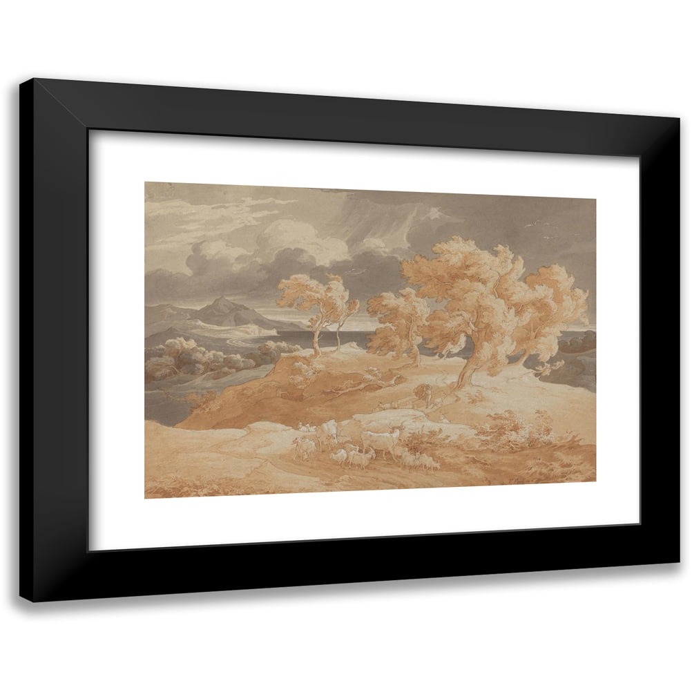Friedrich Preller the Elder 18x14 Black Modern Framed Museum Art Print ...