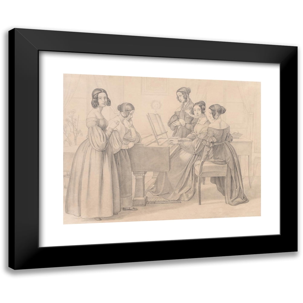 Friedrich Preller the Elder 18x15 Black Modern Framed Museum Art Print ...