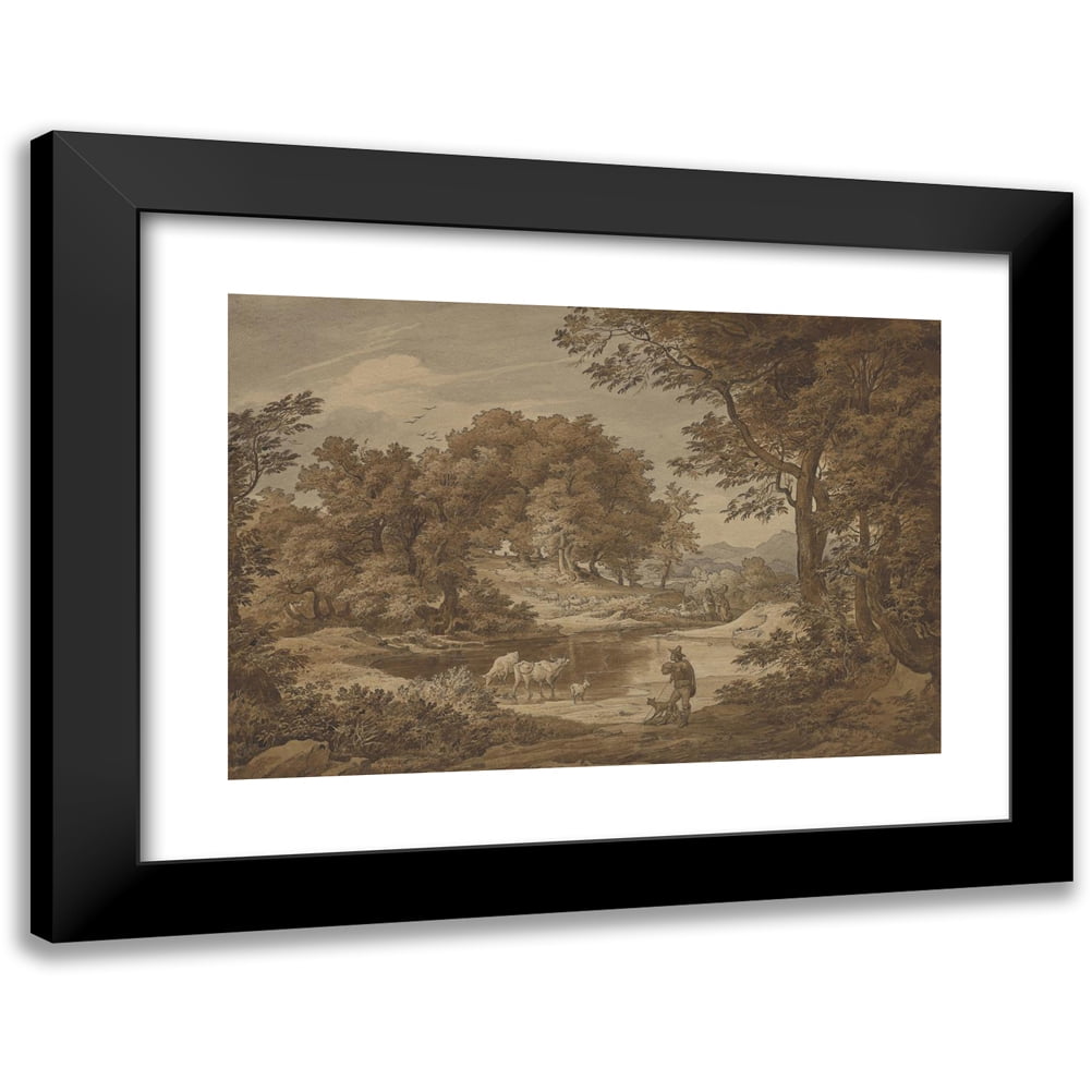Friedrich Preller the Elder 24x18 Black Modern Framed Museum Art Print ...