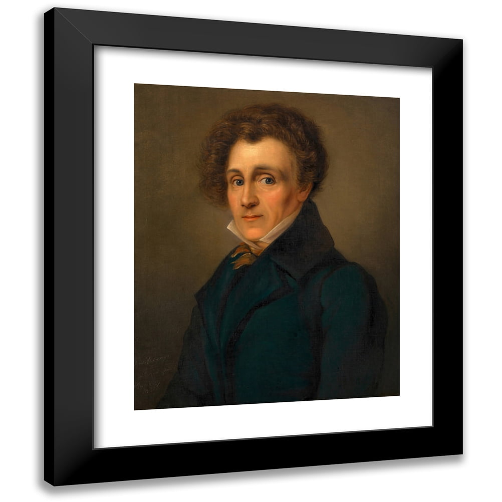 Friedrich Remde 12x14 Black Modern Framed Museum Art Print Titled ...
