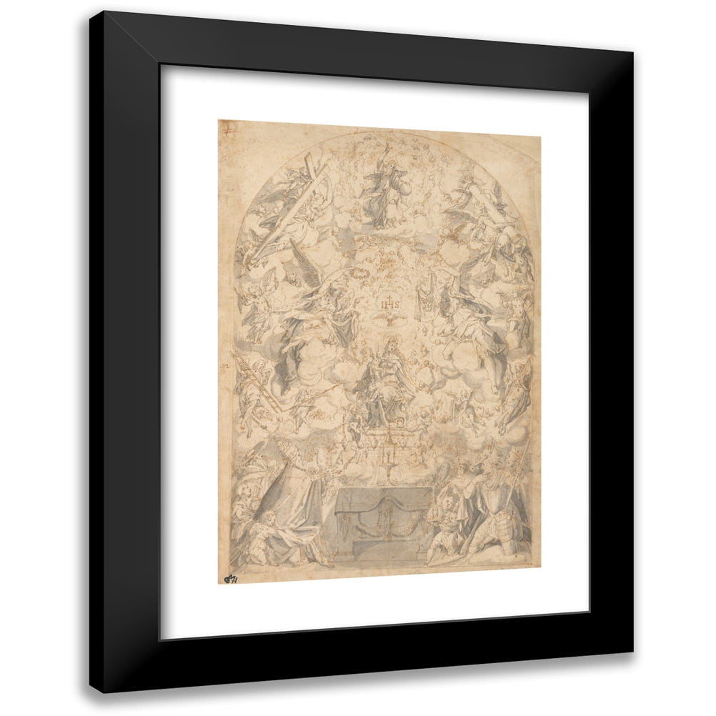 Friedrich Sustris 17x24 Black Modern Framed Museum Art Print Titled ...