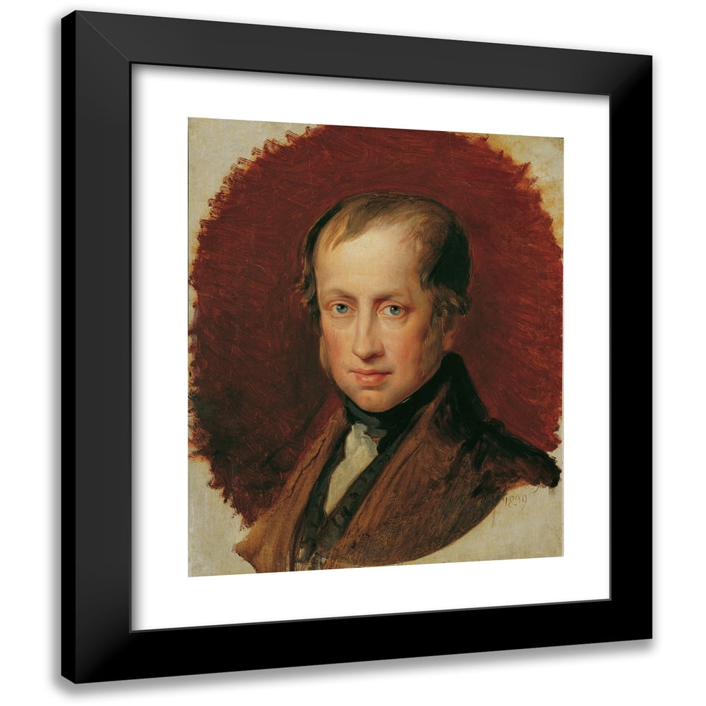 Friedrich von Amerling 12x14 Black Modern Framed Museum Art Print ...