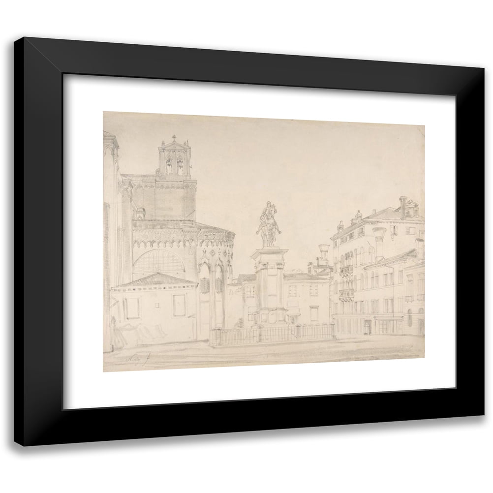 Friedrich von Nerly 18x15 Black Modern Framed Museum Art Print Titled ...