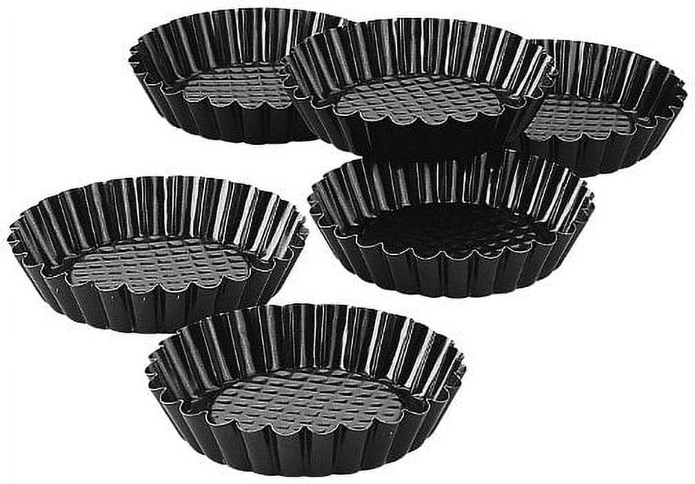 Frieling 4 Inch Mini Tart Pans Set of 6 - Nonstick - Walmart.com