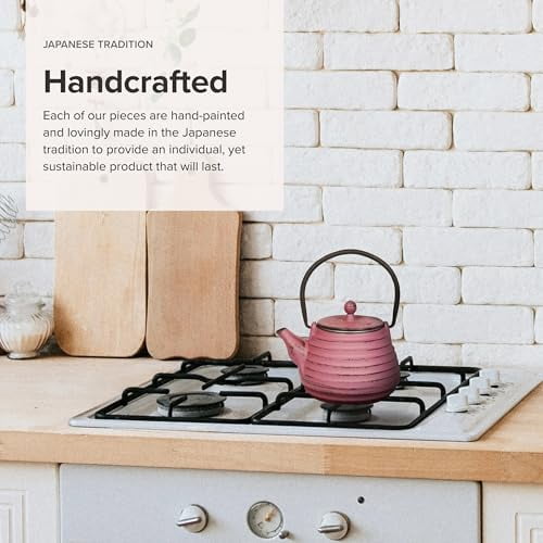 Frieling Ja By Nabe Lavender Cast Iron Teapot with Stainless Steel ...