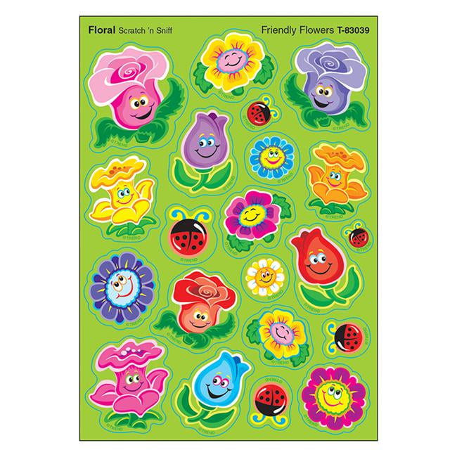 Friend Flowers & Floral Shapes Stinky - Pack of 6 - Walmart.com