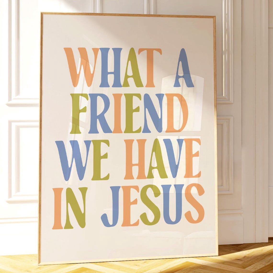 What A Friend We Have In Jesus, Christian Wall Art, Kids Christian ...