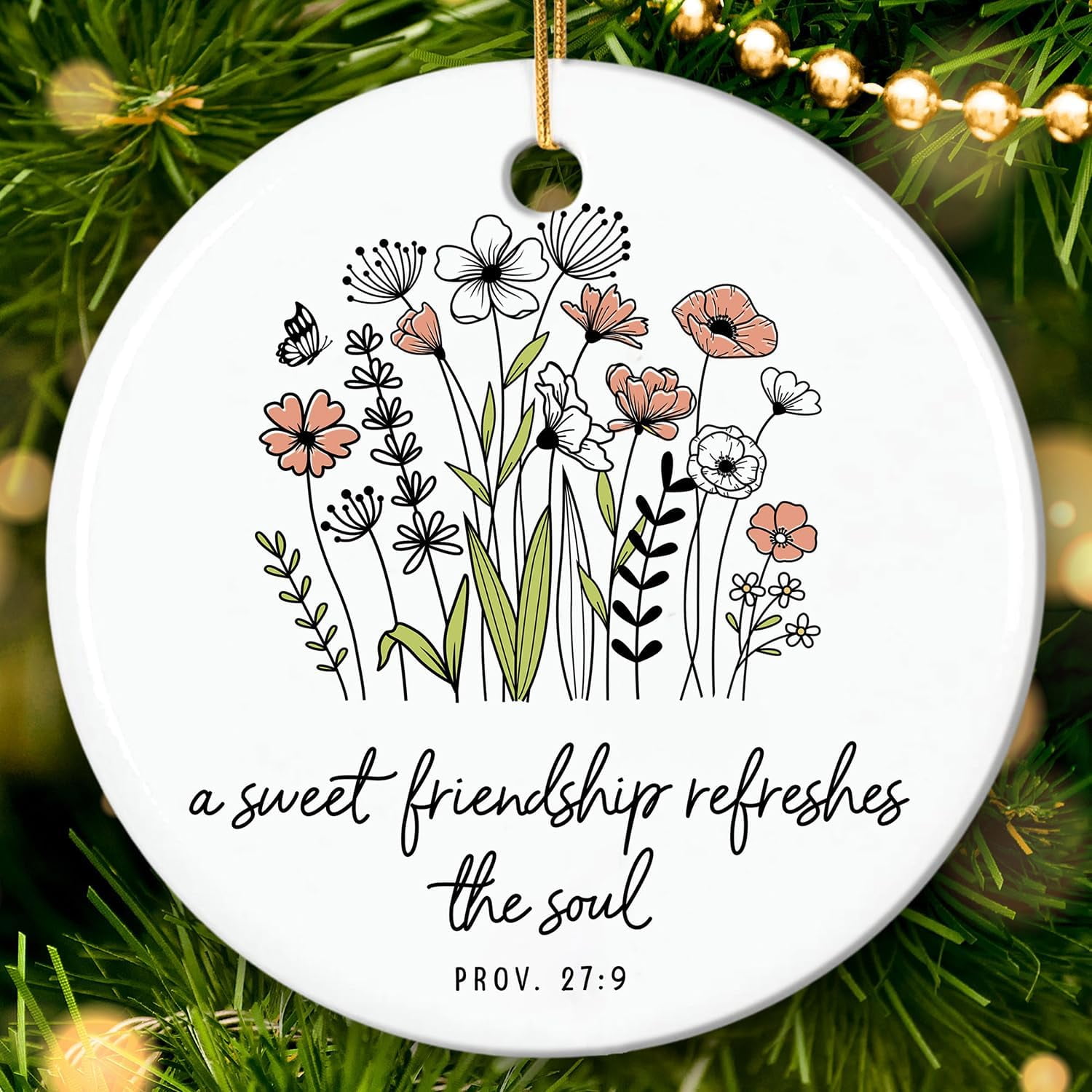 Friend Ornament - Christian Friendship Gifts for Women, Best Friend ...