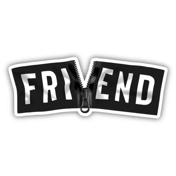 Friend Sloga Sticker Phone Decal Water Bottle Stickers Car Decals ...