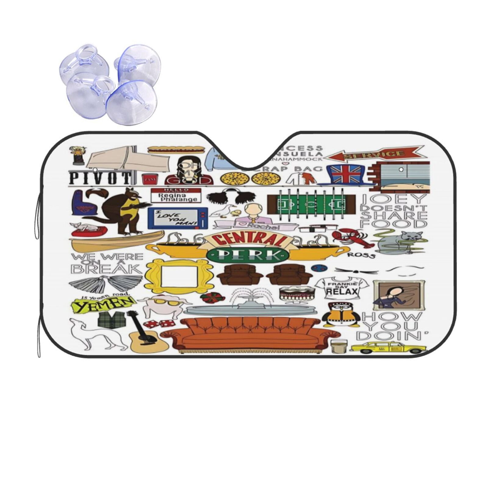 Friend TV Show Car Sunshade Front Windshield Sun Shades Car Accessories ...