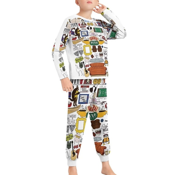 Friend TV Show Costumes T Shirt Set Crewneck Tee Shirt Pants Set ...