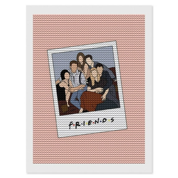 Friend TV Show Diamond Art Kits for Adults Kids,DIY 5D Round Full Drill ...