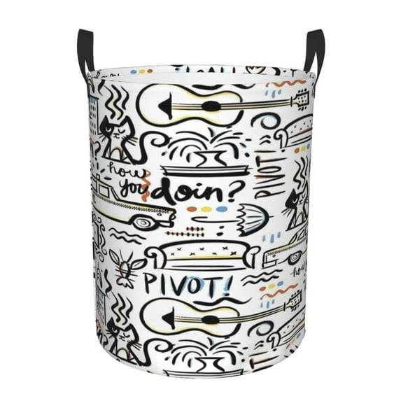 Friend TV Show Laundry Basket with Handle Waterproof Fabric Hamper ...