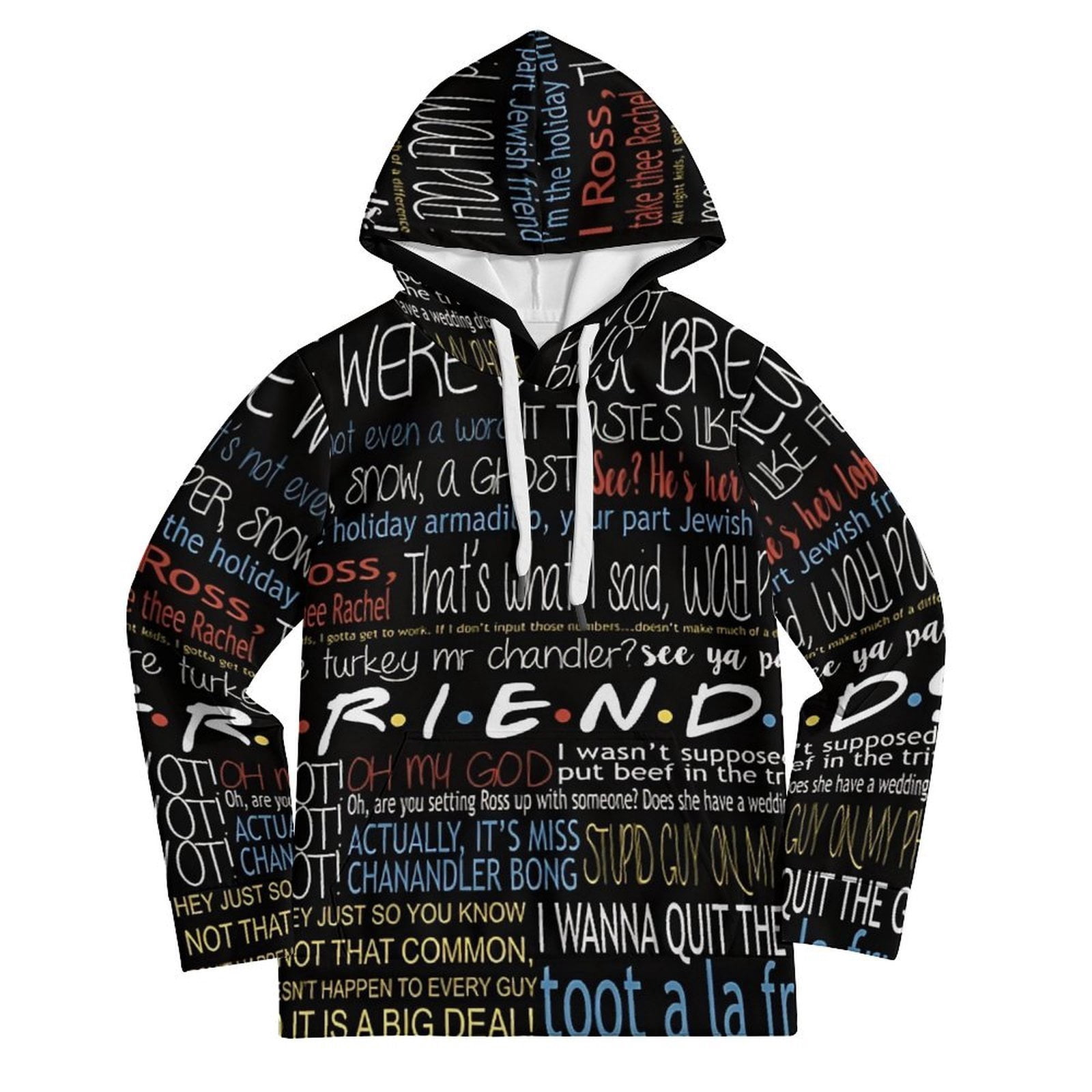 Friend TV Show Lightweight Hoodie Anime Sweatshirts Pullover Long ...