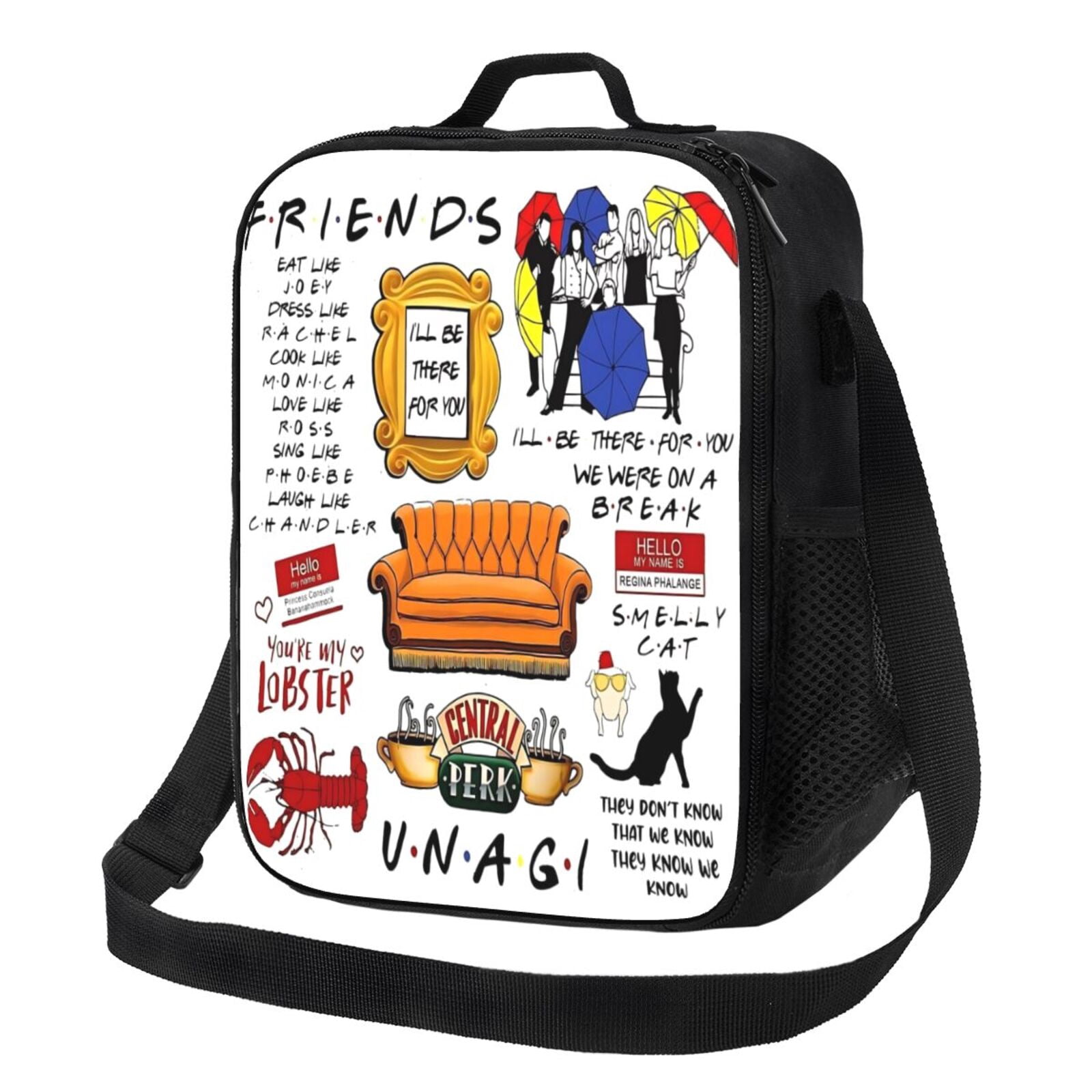 Friend TV Show Lunch Bag Portable Insulation Lunch Box Multifunctional ...