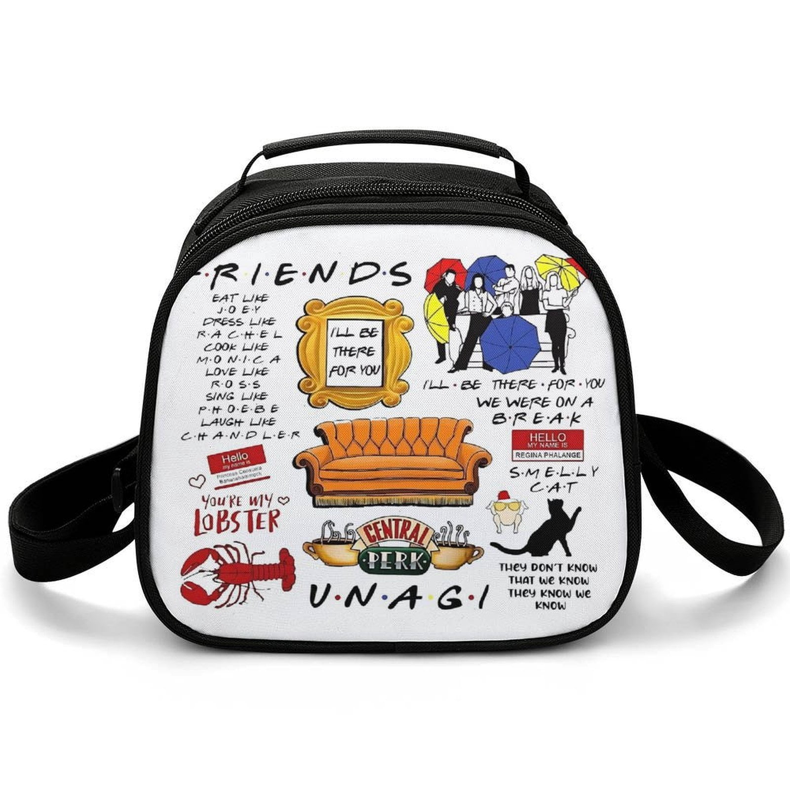 Friend TV Show Lunch Box with Portable Tableware Lunch Bag Reusable ...
