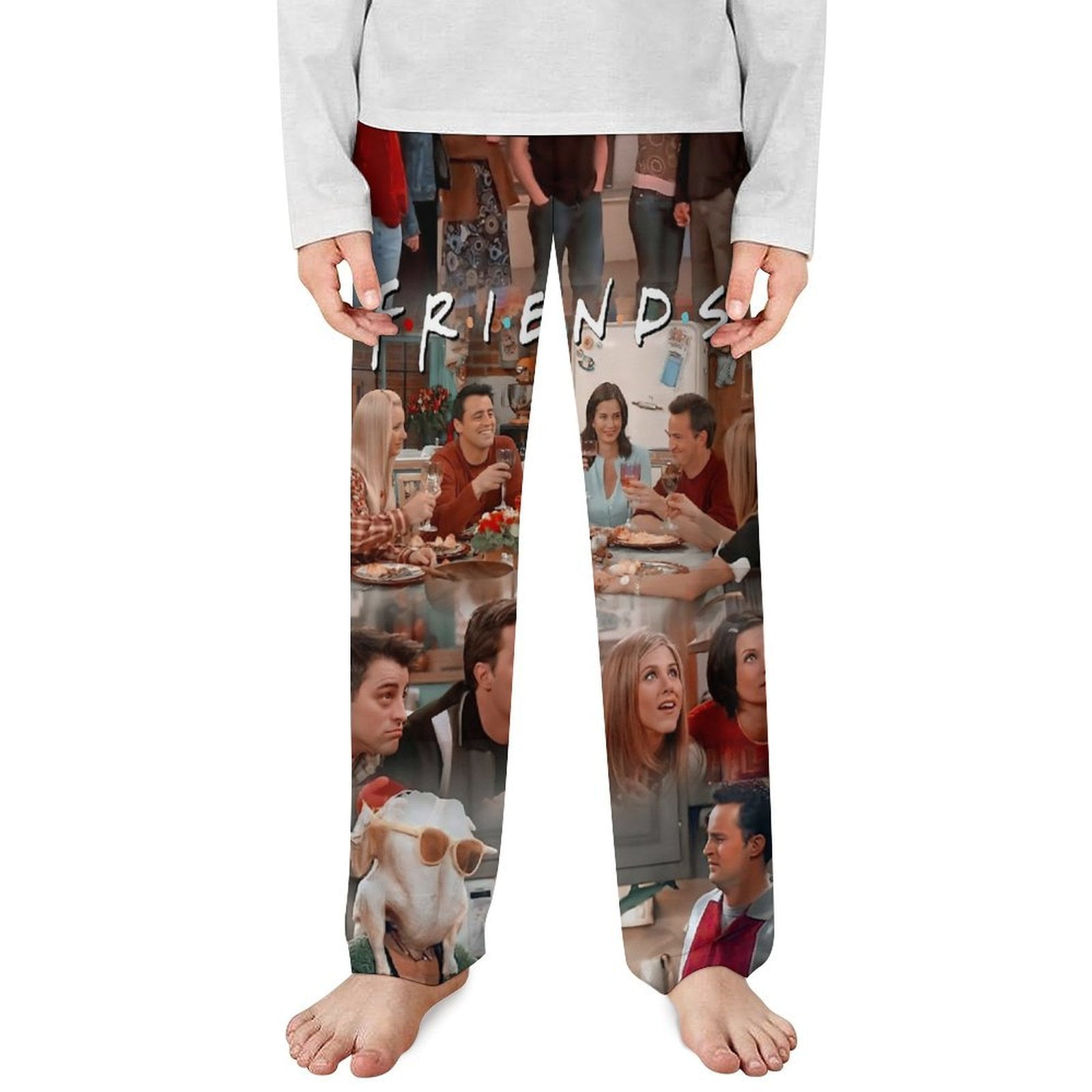 Friend TV Show Pajama Pants Cartoon Casual Lounge PJ Bottoms with ...