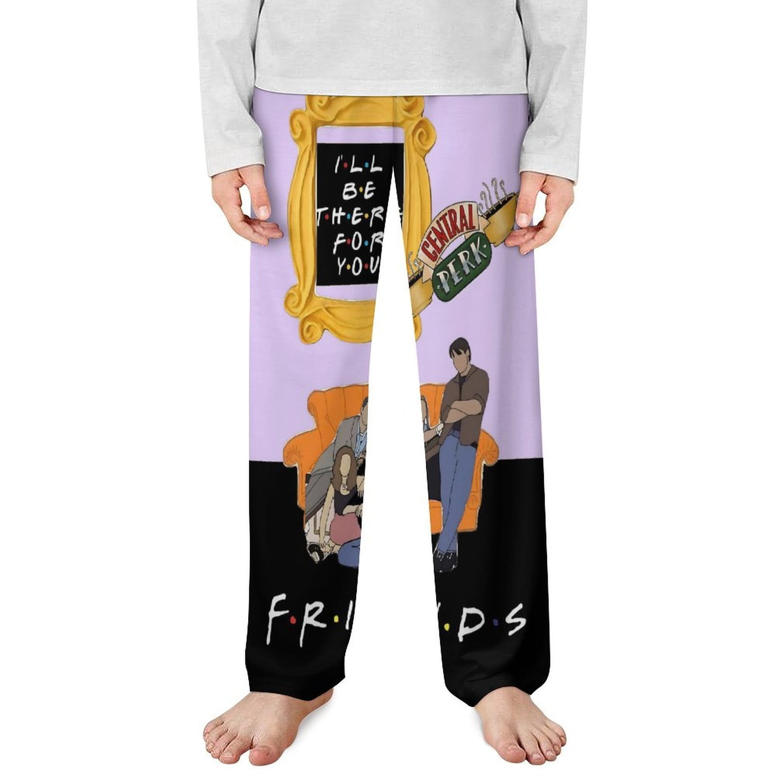 Friend TV Show Pajama Pants Cartoon Casual Lounge PJ Bottoms with ...