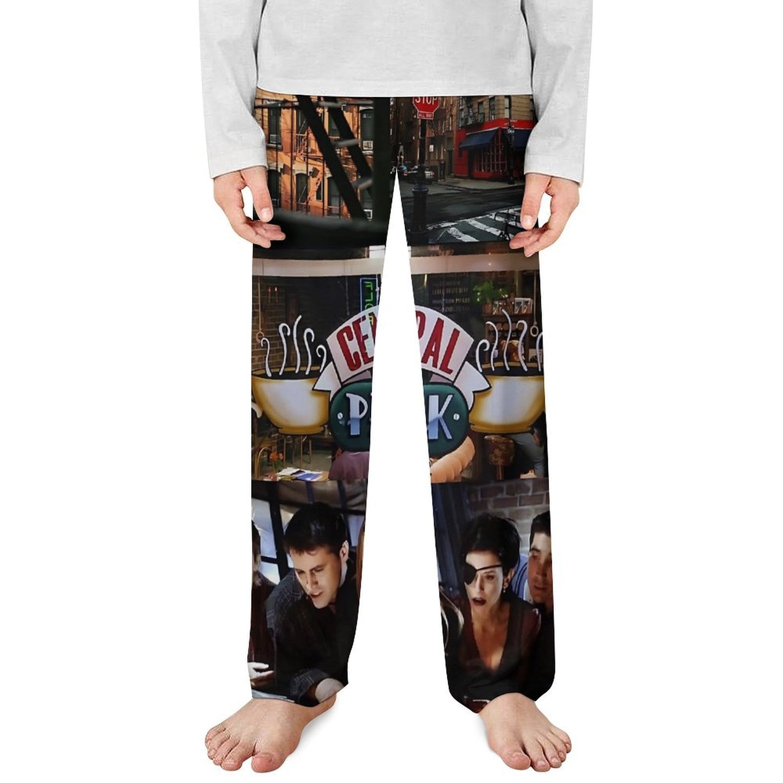 Friend TV Show Pajama Pants Cartoon Casual Lounge PJ Bottoms with ...