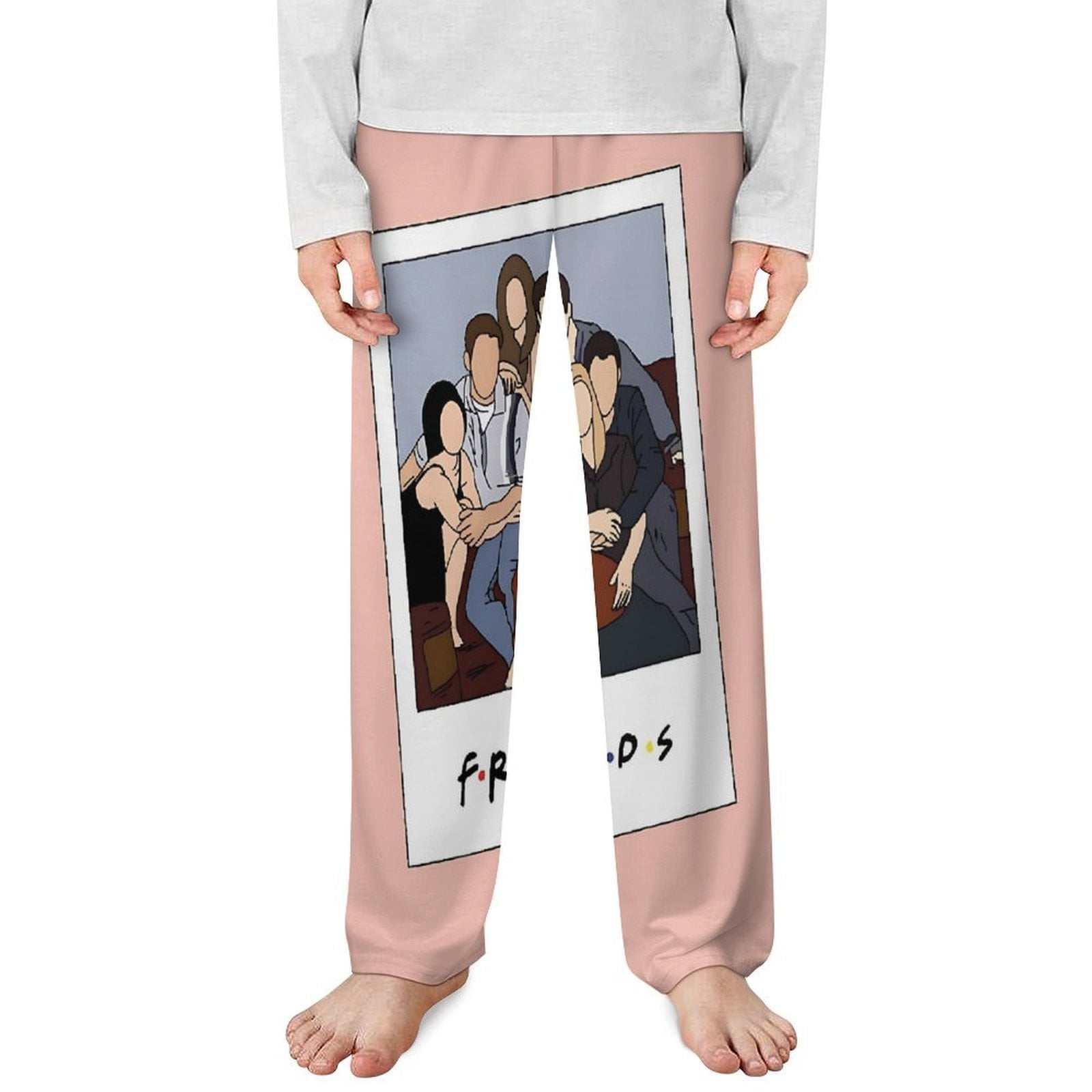 Friend TV Show Pajama Pants Cartoon Casual Lounge PJ Bottoms with ...