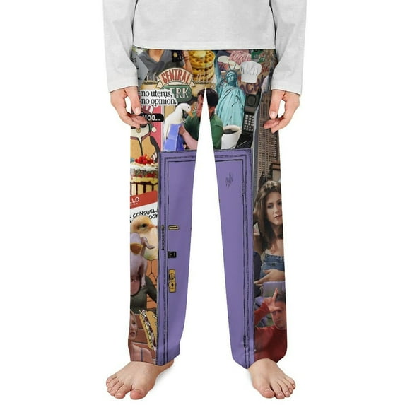 Friend TV Show Pajama Pants Cartoon Casual Lounge PJ Bottoms with ...