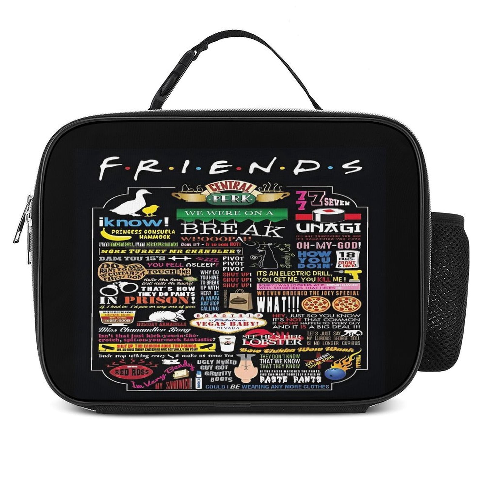 Friend TV Show Reusable Lunch Bento Box Insulated Portable Handbags for ...
