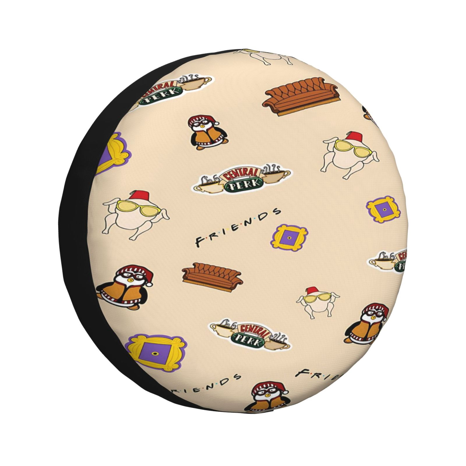 Friend TV Show Tire Cover Cartoon Weatherproof Universal Wheel ...