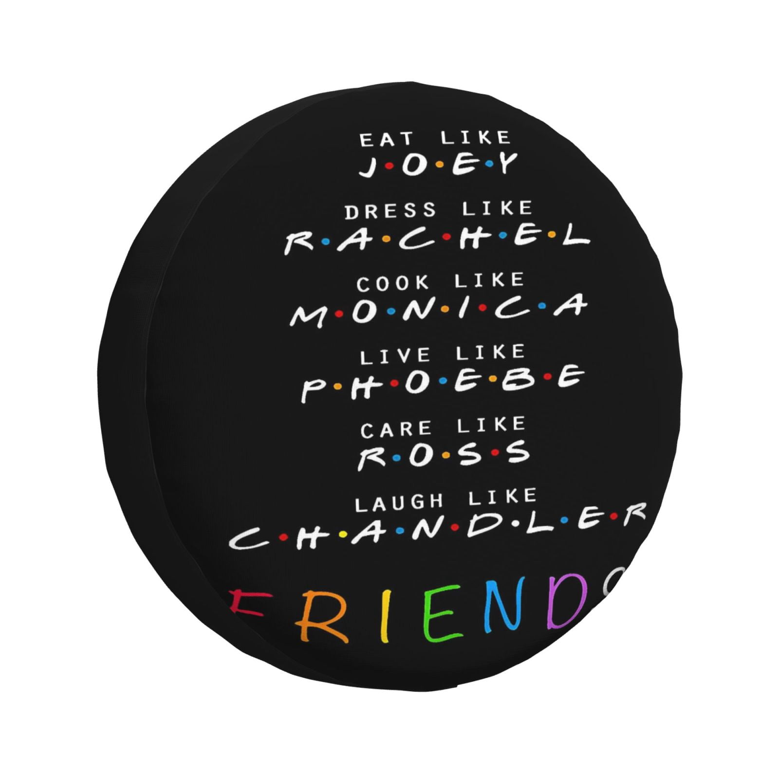Friend TV Show Tire Cover Cartoon Weatherproof Universal Wheel ...