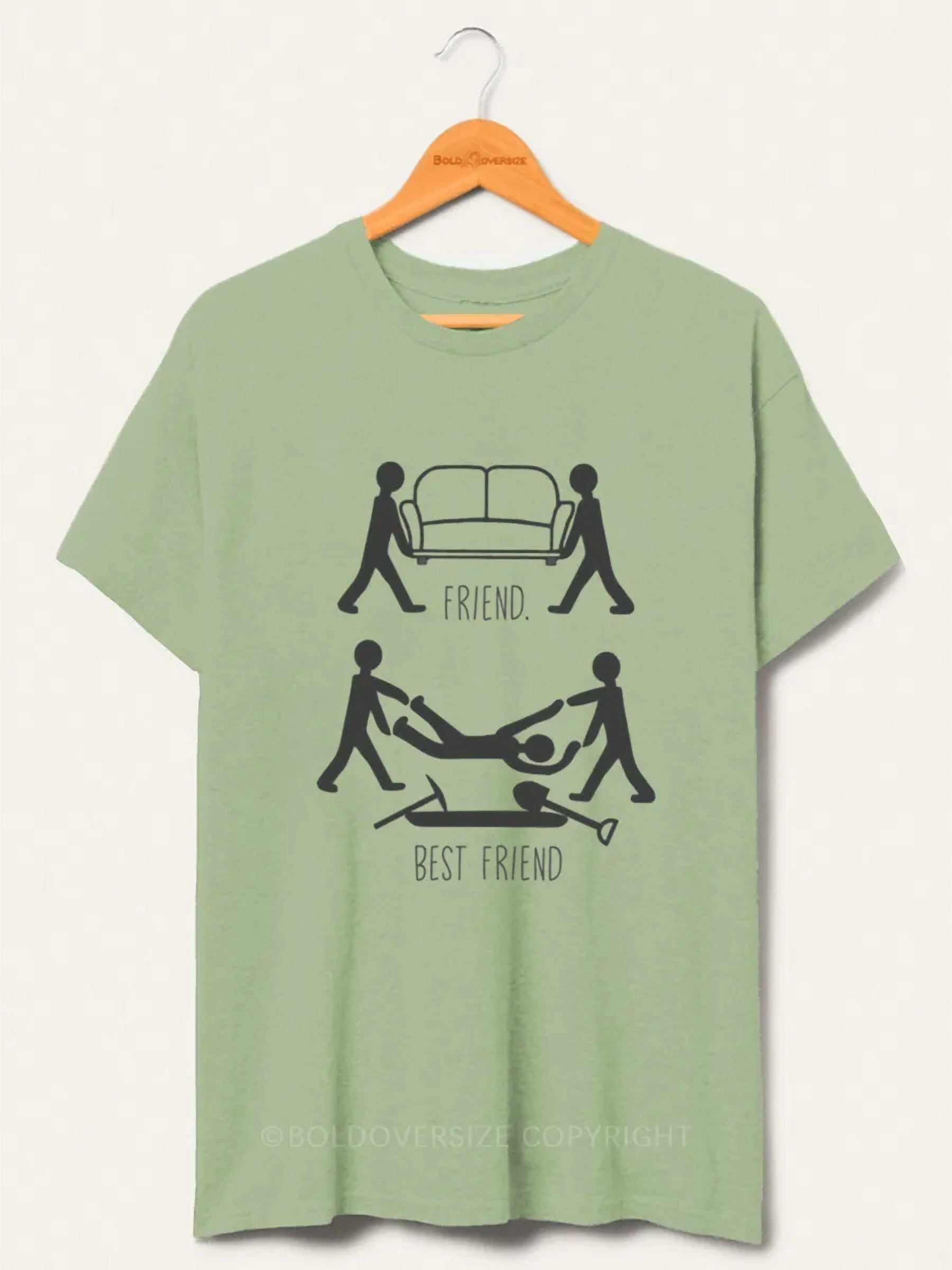 Friend Vs Best Friend Tee - Walmart.com
