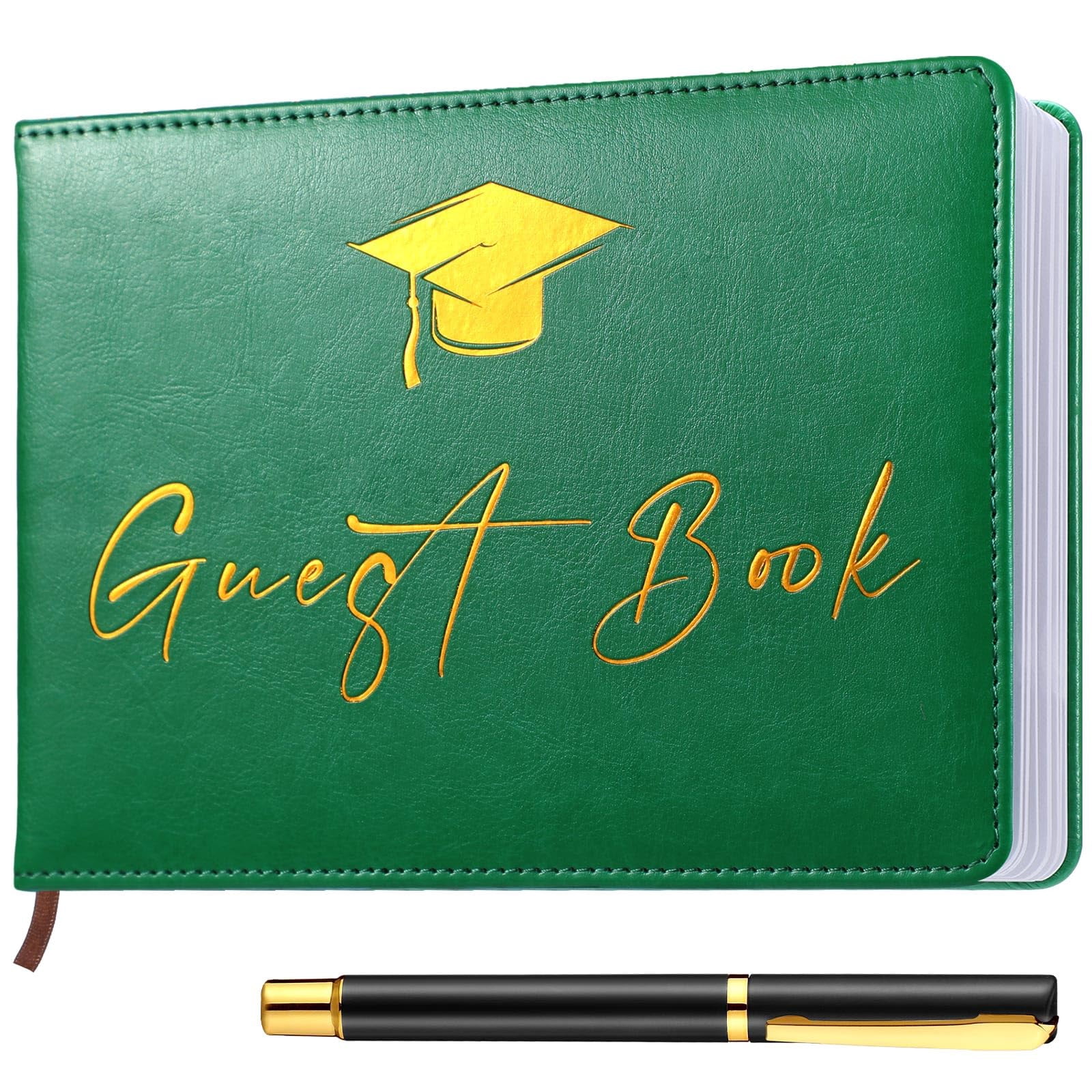 Frienda 2025 Graduation Guest SSF20 Book Leather Guest Sign in Book ...