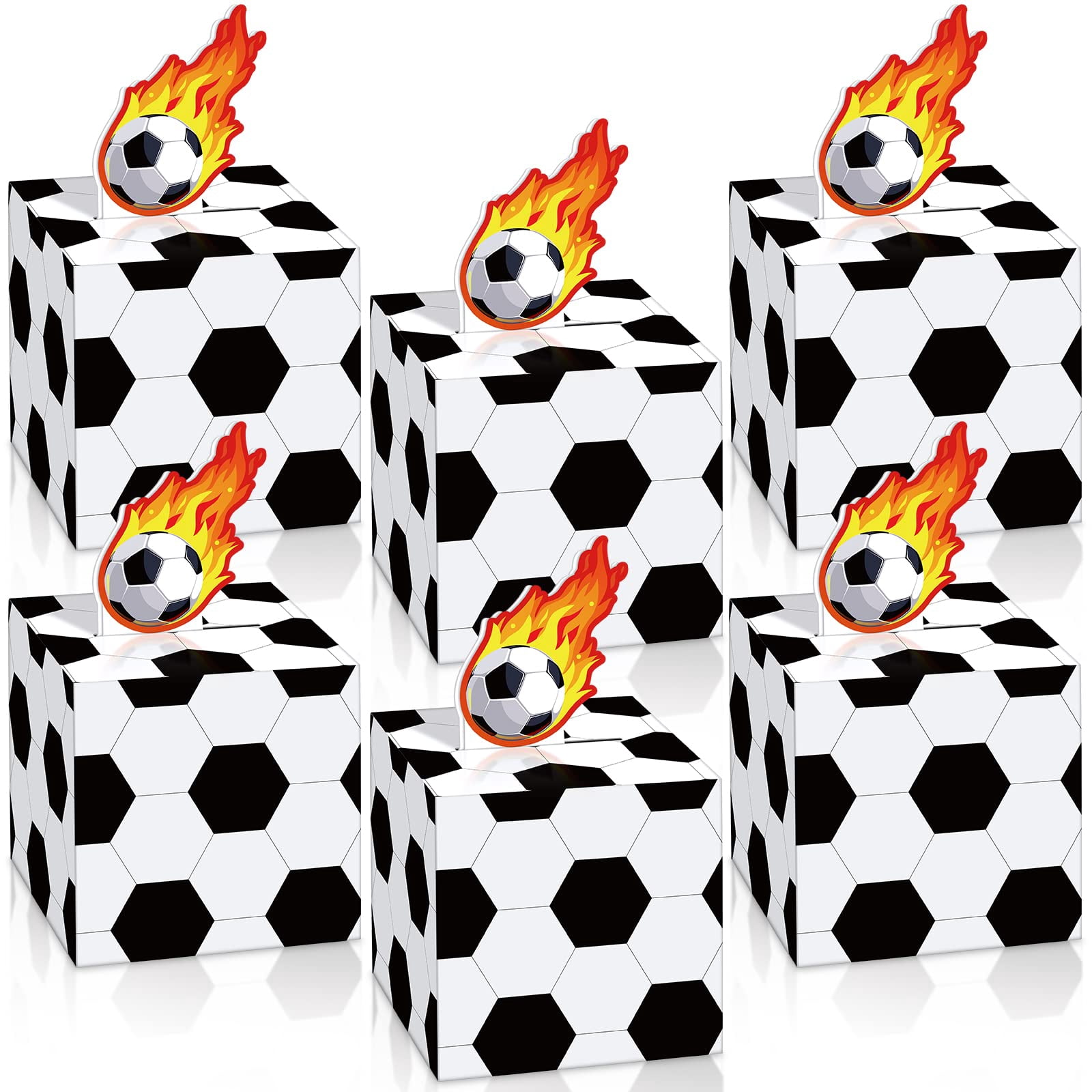 Frienda 36 Pcs Soccer Treat Boxes Soccer Party Gift Boxes Sport Soccer ...