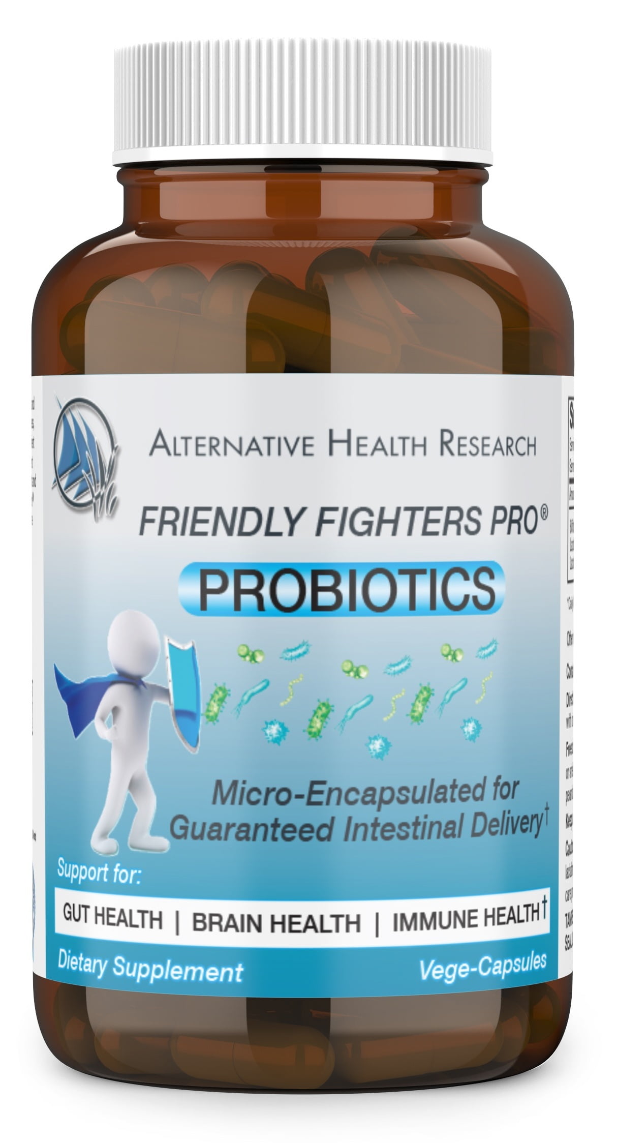 Friendly Fighters Pro® Probiotic | 3 Month Supply | 90 Vege-Capsules ...