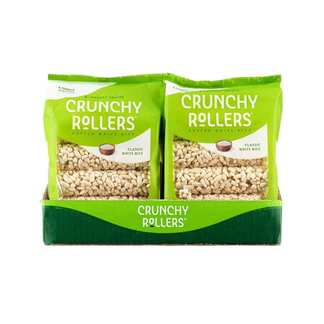 Friendly Grains - Crunchy Rollers - Sweet Rice Snacks, Crispy Puffed ...