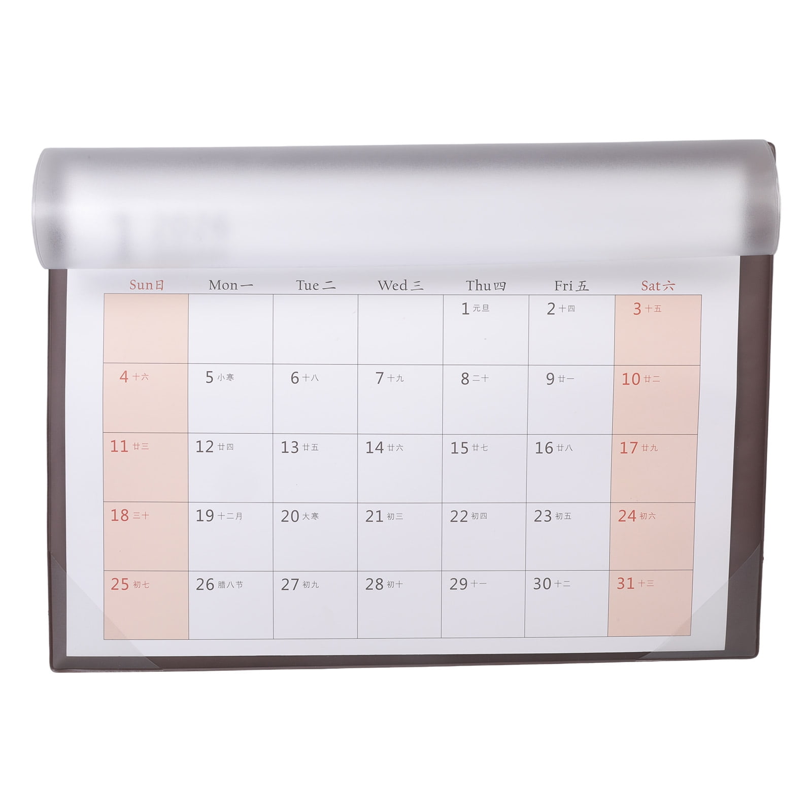 Friendly Paper 2026 Desk Pad Integrating Calendar and Pad Antislip ...