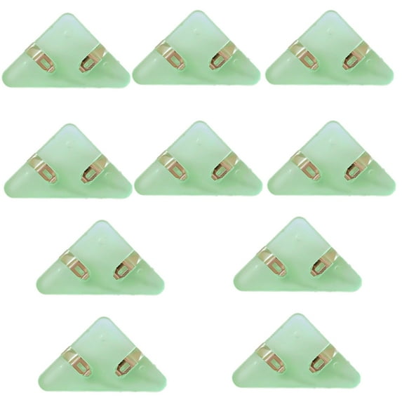 Friendly Triangular Corner Document Clips 10 Pack NonScratch Edgeds ...