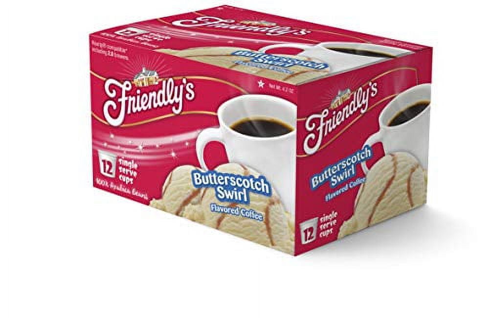 Friendly's Flavored Ice Cream Coffee Pods, Compatible with Keurig K Cup ...