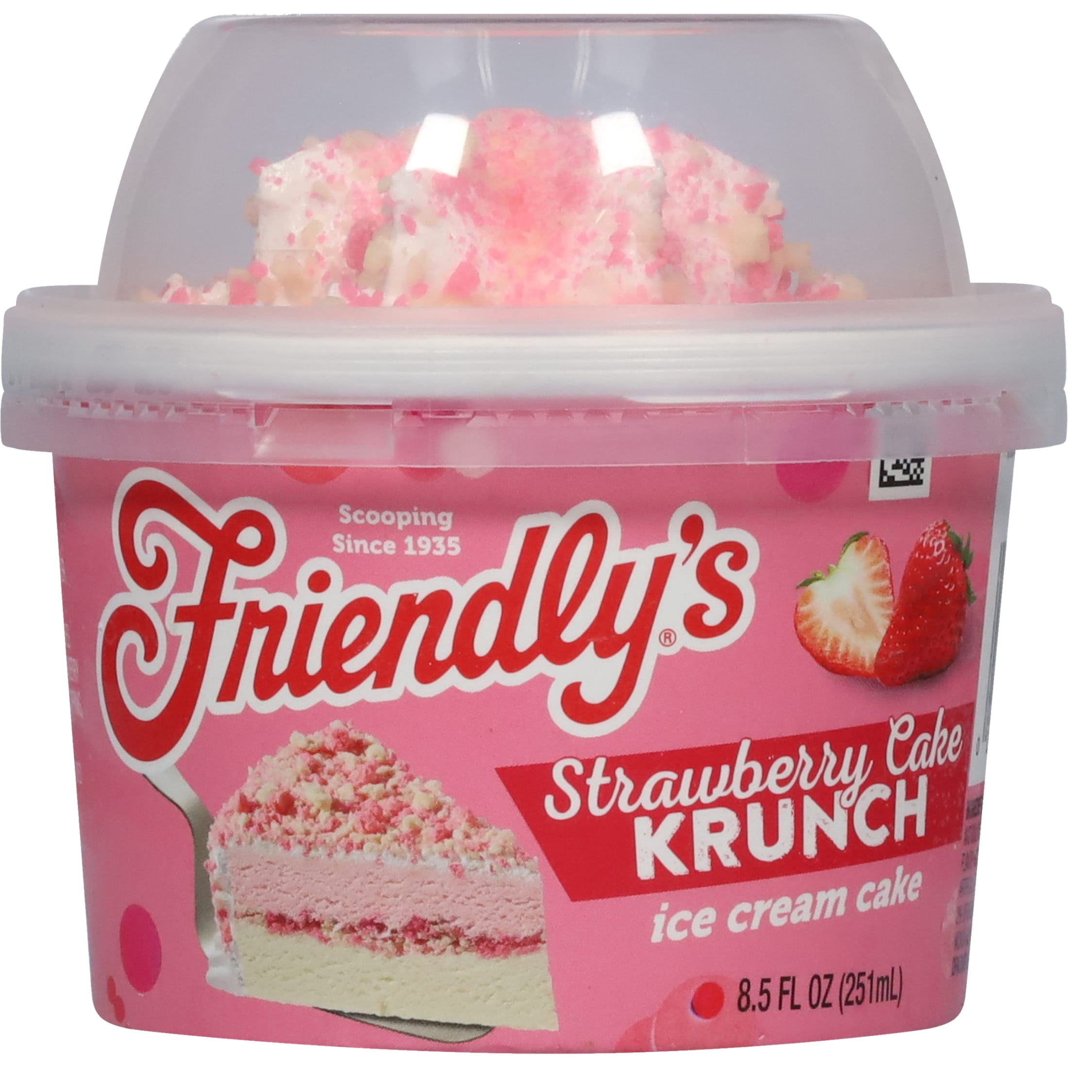 Friendly's Strawberry Krunch Strawberry Ice Cream Cake Singles, 8.5fl ...