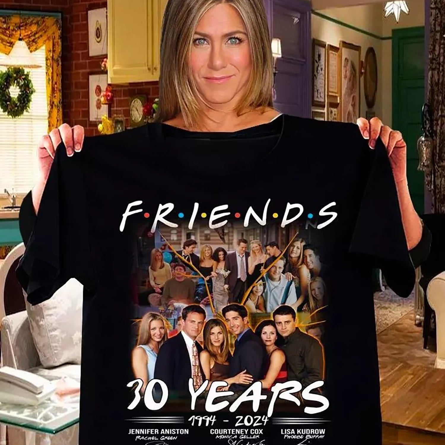 Friends 30 Years 1994 2024 Thank You For The Memories Tshirt Women ...