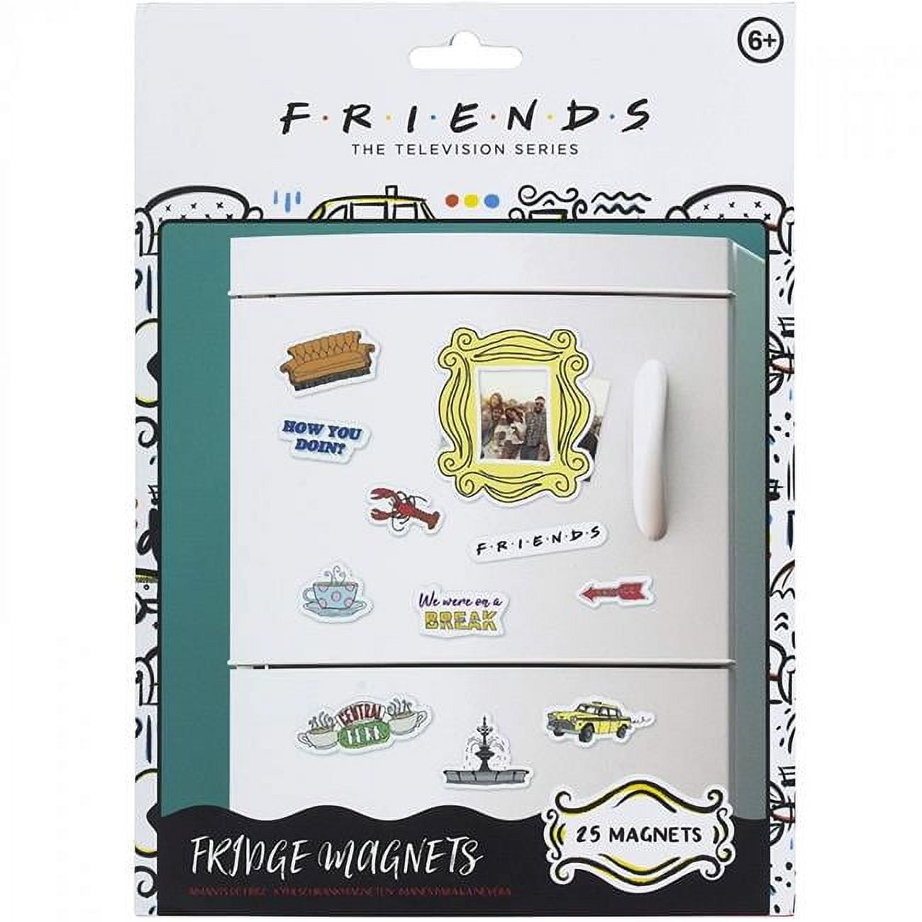Friends Cute & Funny Fridge Magnets, Adult Collectible Set of 25 by ...