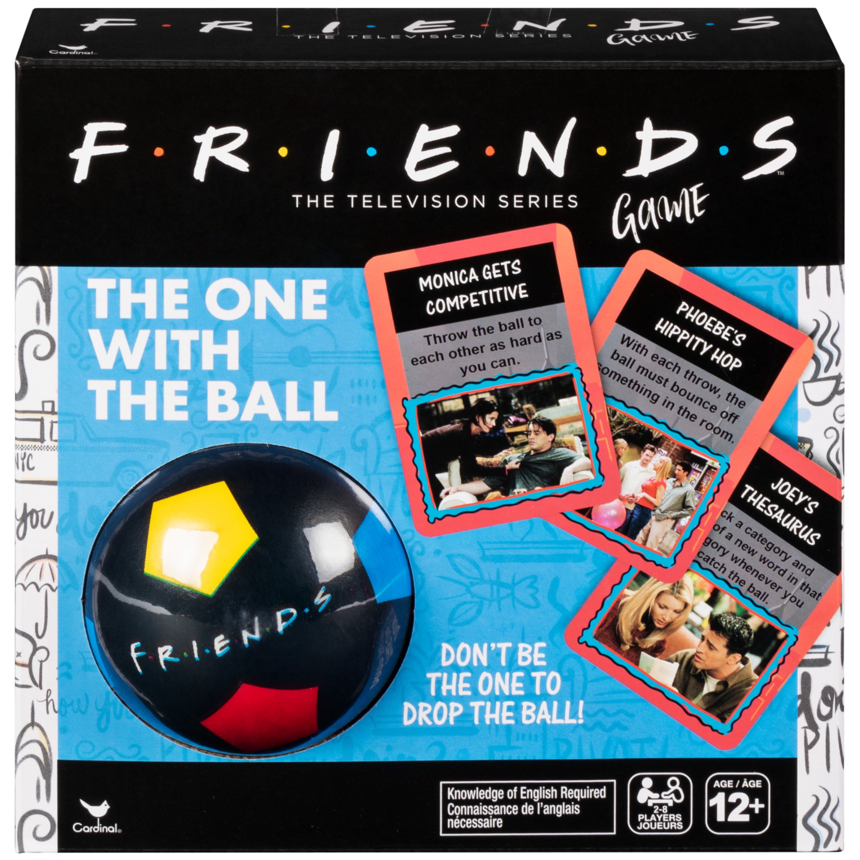 Friends '90s Nostalgia TV Show Board Card Game, The One With The Ball ...